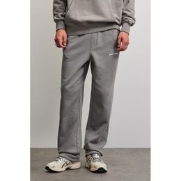 Pegador Herren Pegador Sweathose &raquo;Logo Wide Sweat Pants&laquo; Baumwollmischung, weit grau M, N-Gr