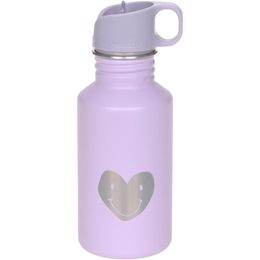 L&auml;ssig L&auml;ssig Kinder L&Auml;SSIG Trinkflasche &raquo;Little Gang, Heart, lilac&laquo; inkl. Sportverschluss lila 500ml