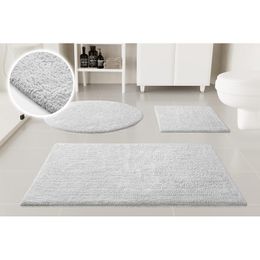 OTTO home Badematte &raquo;Selenne, uni, viele Farben, Badvorleger, Badezimmer Teppich&laquo; H&ouml;he 20 mm rutschhemmend beschichtet fu&szlig;bodenheizungsgeeignet 
