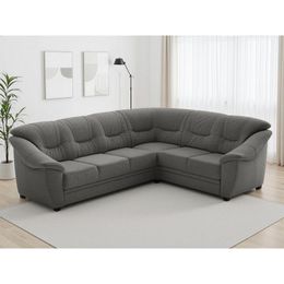 Sit & More sit&more Ecksofa &raquo;Savona L-Form, B. 262 cm, Komfortsitz, Eckcouch mit Stoff- & Lederwahl&laquo; mit Schlaffunktion, Liegefl. 120x195 cm B/H/T: 262cm x 90cm 