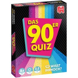 Jumbo Spiel &raquo;Wisst Ihr noch? Das 90er Quiz&laquo; bunt Einheitsgr&ouml;&szlig;e Spiel
