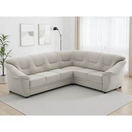 Sit & More sit&more Ecksofa &raquo;Savona L-Form, B. 262 cm, Komfortsitz, Eckcouch mit Stoff- & Lederwahl&laquo; mit Schlaffunktion, Liegefl. 120x195 cm B/H/T: 262cm x 90cm 