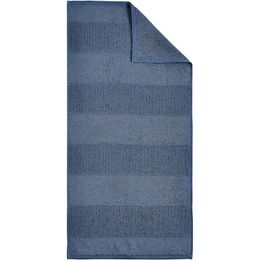 Dyckhoff Duschtuch &raquo;Popcorn&laquo; blau Frottier, Baumwolle B/L: 70cmx140cm, 1 Stk., Frottier
