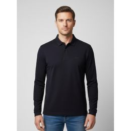 BOSS Green Herren BOSS Green Langarm-Poloshirt &raquo;Pirol&laquo; Langarm, regular fit, Logo-Stickerei blau S