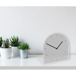 queence Tischuhr &raquo;Helene&laquo; Tisch, Uhr, modern, ger&auml;uschlos silber Einheitsgr&ouml;&szlig;e
