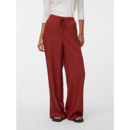 V&eacute;ro Moda Vero Moda Damen Schlupfhose &raquo;VMROSIE MW WIDE PANT NOOS&laquo; Viskosemischung, oversize XS (34), L&auml;nge 32