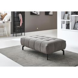 Die PlanBar Sitzhocker &raquo;MP-IN18022&laquo; grau 100% Polyester B/H/T: 126cm x 42cm x 76cm, Chenille