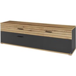 set one by Musterring Lowboard &raquo;Quincy&laquo; 1 Stk. tlg. Wahlweise in Anthrazit oder Lichtgrau, gro&szlig;z&uuml;gige 180 cm Breite braun B/H/T: 180cm x 52,9cm x 40cm