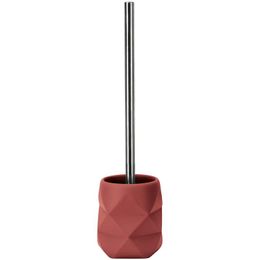 Kleine Wolke WC-Garnitur &raquo;Crackle&laquo; 2 Stk. aus Polyresin (Kunststein) rot Polyresin (Kunststein) Einheitsgr&ouml;&szlig;e