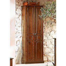 OTTO home Garderobenschrank &raquo;Klera&laquo; Made in Europe, Breite 67 cm, aus massiver Kiefer, FSC -zertifiziert braun Massivholz B/H/T: 67cm x 187cm x 37cm