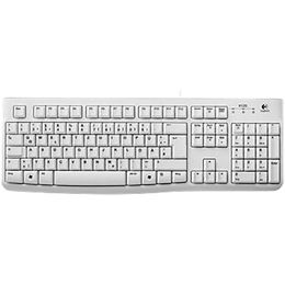 Logitech USB-Tastatur &raquo;K120 for Business&laquo; (Ziffernblock) wei&szlig; Bis zu 10 Millionen Tastenanschl&auml;ge (au&szlig;er Numlock-Taste)