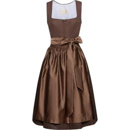 Kr&uuml;ger Kr&uuml;ger Collection Midi-Dirndl Elorinae Braun (Gr&ouml;&szlig;e: 40)