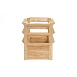 WESTMANN Hochbeet &raquo;Premium L&laquo; 250 l, BxTxH: 64x65x73 cm braun Holzwerkstoff B/H/T: 65cm x 73cm x 65cm