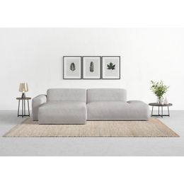 Trendmanufaktur Ecksofa &raquo;Braga, mit hochwertigem Kaltschaum, L-Form, Japandi-Design&laquo; modernes Sofa, Couch mit hohem Sitzkomfort, 275/72/160 cm (B/H/T)