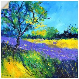 Artland Wandbild &raquo;Lavender field&laquo; Wiesen & Baumbilder 1 Stk. tlg. als Alubild, Leinwandbild, Poster, Wandaufkleber in verschied. Gr&ouml;&szlig;en bunt Vinyl B/H/T: 