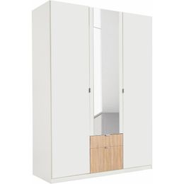 Priess Kleiderschrank &raquo;Steyr&laquo; wei&szlig; Holzwerkstoff B/H/T: 140cm x 193cm x 54cm, Schubladen: 2 Stk. T&uuml;ren: 3 Stk.