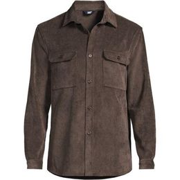 LANDS' END Cord-Hemd f&uuml;r Herren, Herren, size: regular, Braun, by Lands' End