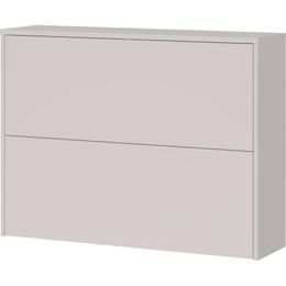 Germania H&auml;ngeschuhschrank &raquo;Binetto&laquo; 1 Stk. tlg. Schuhklapper, f&uuml;r schmale Flure, T: 27cm, Soft-close, verstellb. B&ouml;den Holzwerkstoff Kaschmir, B/H/T: