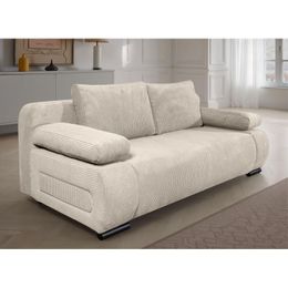 Collection AB Schlafsofa &raquo;Moritz B: 200 cm, Liegefl. 142x200 cm&laquo; G&auml;stebettfunktion, frei stellbar, Wohnkomfort beige 100%Polyester B/H/T: 200cm x 85cm