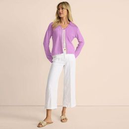 LANDS' END 7/8-Hose aus Leinen f&uuml;r Damen, Damen, size: regular, Wei&szlig;, by Lands' End