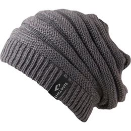 Chillouts Herren Chillouts Beanie &raquo;Brian Hat&laquo; Modernes, geripptes Strickmuster mit Rippenb&uuml;ndchen grau Einheitsgr&ouml;&szlig;e