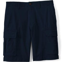 LANDS' END Classic Fit Stretch-Cargoshorts mit Komfortbund f&uuml;r Herren, 26 cm, Herren, size: regular, Braun, Elasthan/Baumwoll-Mischung, by Lands' End