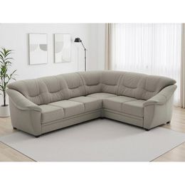 Sit & More sit&more Ecksofa &raquo;Savona L-Form, B. 262 cm, Komfortsitz, Eckcouch mit Stoff- & Lederwahl&laquo; mit Schlaffunktion, Liegefl. 120x195 cm B/H/T: 262cm x 90cm 