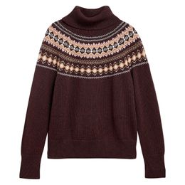 Barbour Rollkragenpullover Darwen Seal Brown (Gr&ouml;&szlig;e: 8)