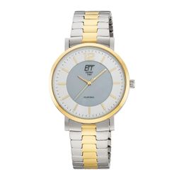 ETT Damen ETT Solaruhr Armbanduhr, Damenuhr, Herrenuhr, Partneruhr, Edelstahlarmband Einheitsgr&ouml;&szlig;e