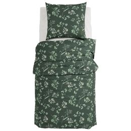 Grund Bettw&auml;sche &raquo;Herba Bettw&auml;sche&laquo; 2 tlg. Aus 100% Baumwollsatin gefertigt Satin, Obermaterial: 100% Baumwolle B/L: 155cm x 220cm, 1 Stk., 1 Stk., Satin, B