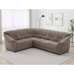 Sit & More sit&more Ecksofa &raquo;Savona L-Form, B. 262 cm, Komfortsitz, Eckcouch mit Stoff- & Lederwahl&laquo; optional Schlaffunktion, Liegefl. 120x195 cm B/H/T: 262cm x 