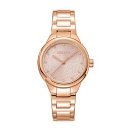 DKNY Damen DKNY Quarzuhr &raquo;Everyday&laquo; Armbanduhr, Damenuhr, Edelstahlarmband, analog Einheitsgr&ouml;&szlig;e
