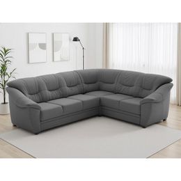Sit & More sit&more Ecksofa &raquo;Savona L-Form, B. 262 cm, Komfortsitz, Eckcouch mit Stoff- & Lederwahl&laquo; optional Schlaffunktion, Liegefl. 120x195 cm B/H/T: 262cm x 