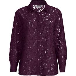 LANDS' END Spitzenbluse aus Baumwoll-Mix f&uuml;r Damen in Petite-Gr&ouml;&szlig;e, Damen, size: petite, Rot, Baumwolle/Polyester, by Lands' End