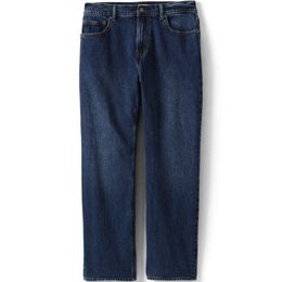 LANDS' END Stretch-Jeans mit Komfortbund, Classic Fit, Herren, size: regular, Blau, Elasthan/Baumwoll-Mischung, by Lands' End