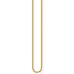 Thomas Sabo Herren Thomas Sabo Collierkettchen &raquo;Venezianerkettengliederung, 1,0 mm breit&laquo; gold 50, Silber 925 (recycelt)