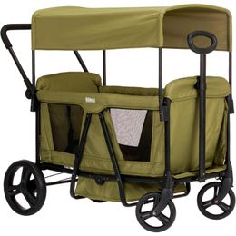 fillikid Bollerwagen &raquo;Oskar&laquo; faltbar; f&uuml;r zwei Kinder gr&uuml;n Polyester, Stahl Einheitsgr&ouml;&szlig;e
