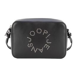 JOOP! Joop Jeans Damen Schultertasche &raquo;giro borchia cloe shoulderbag shz&laquo; Damen Umh&auml;ngetasche, Logoschriftzug mit Nieten besetzt schwarz B/H/T: 21,5cm x 