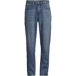 LANDS' END Soft Comfort Straight Fit Jeans im Leinenmix, Herren, size: regular, Elfenbein, Baumwolle/Leinen/Baumwoll-Mischung, by Lands' End