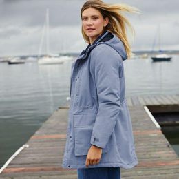 LANDS' END Wasserdichter Parka SQUALL f&uuml;r Damen in Petite-Gr&ouml;&szlig;e, Damen, size: petite, Blau, Nylon, by Lands' End