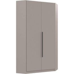 wimex Eckschrank &raquo;Marburg wahlweise mit Spiegel&laquo; Schrank mit viel Stauraum, in verschiedenen Farben erh&auml;ltlich Holzwerkstoff Saharagrau, B/H/T: 95cm x 199cm