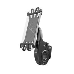 Hama Smartphone-Halterung &raquo;Handyhalterung f&uuml;r E-Bike, Silikon, stabiler Halt, drehbar, universal&laquo; f&uuml;r Displaygr&ouml;&szlig;e 7-8 x 15-17 cm, einfache Montage, 