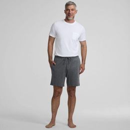 LANDS' END Pyjama-Shorts aus Baumwoll-Jersey f&uuml;r Herren, Herren, size: regular, Grau, Baumwolle, by Lands' End