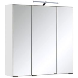 Welltime Spiegelschrank &raquo;Texas Spiegel Badm&ouml;bel Badschrank Badspiegel Bestseller&laquo; mit 3 T&uuml;ren, Breite 60cm, wahlweise mit LED, 