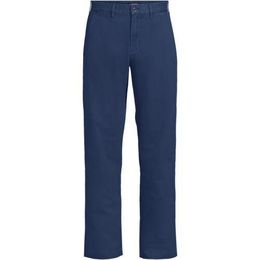 LANDS' END Chino-Hose im Straight Fit f&uuml;r Herren, Herren, size: regular, Blau, by Lands' End