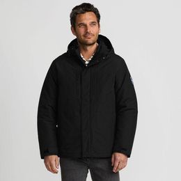 LANDS' END Isolierte, wasserdichte 3-in-1-Jacke Squall f&uuml;r Herren, Herren, size: regular, Schwarz, Polyester/Nylon, by Lands' End