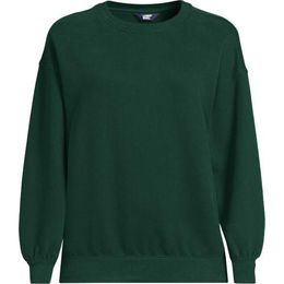 LANDS' END Sweatshirt SERIOUS SWEATS f&uuml;r Damen, Damen, size: regular, Gr&uuml;n, Elasthan/Baumwoll-Mischung/Polyester-Mischung, by Lands' End