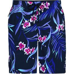 LANDS' END Badeshorts mit Hydroliner f&uuml;r Herren, 23 cm, Herren, size: regular, Blau, by Lands' End