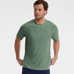 LANDS' END Kurzarm-Badeshirt f&uuml;r Herren, Herren, size: regular, Gr&uuml;n, by Lands' End
