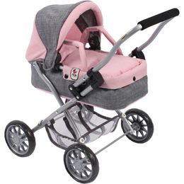 Bayer Chic 2000 CHIC2000 Puppenwagen &raquo;Smarty, Mini-Kuschelwagen&laquo; mit herausnehmbarer Tragetasche rosa Einheitsgr&ouml;&szlig;e Puppenwagen